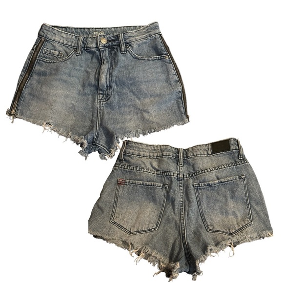 BDG | Shorts | Bdg Urban Outfitters Super High Rise Cheeky Zipper Side ...